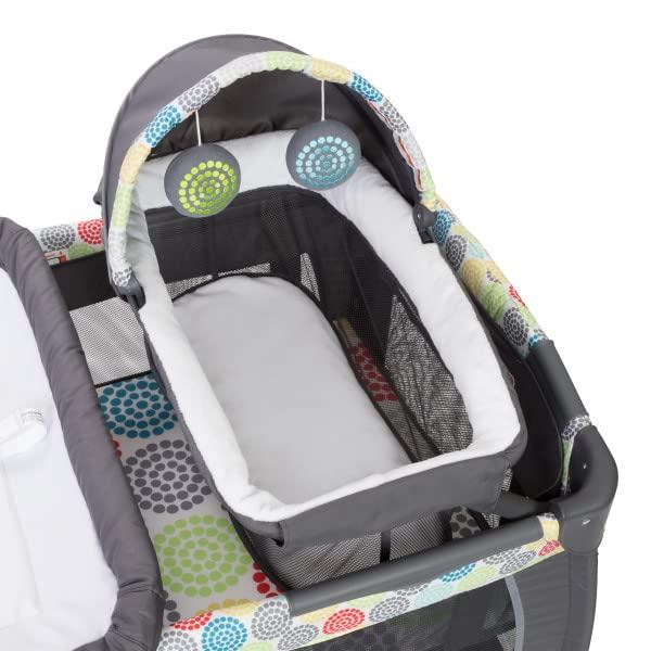 Baby Trend Lil’ Snooze™ Deluxe II Nursery Center® Playard, Daisy Dots ...
