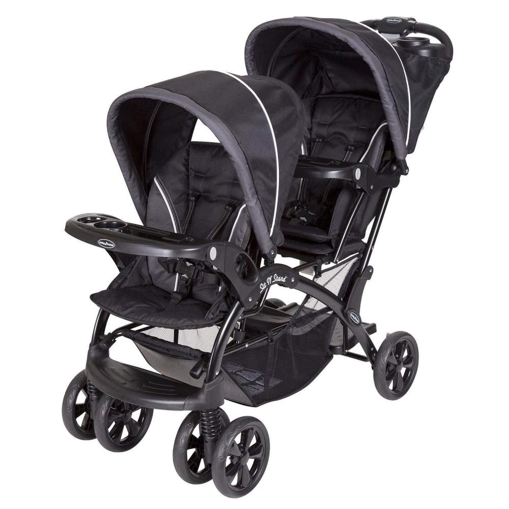 Baby Trend Sit N’ Stand Double Stroller, Onyx(Onyx) - Baby Trend ...